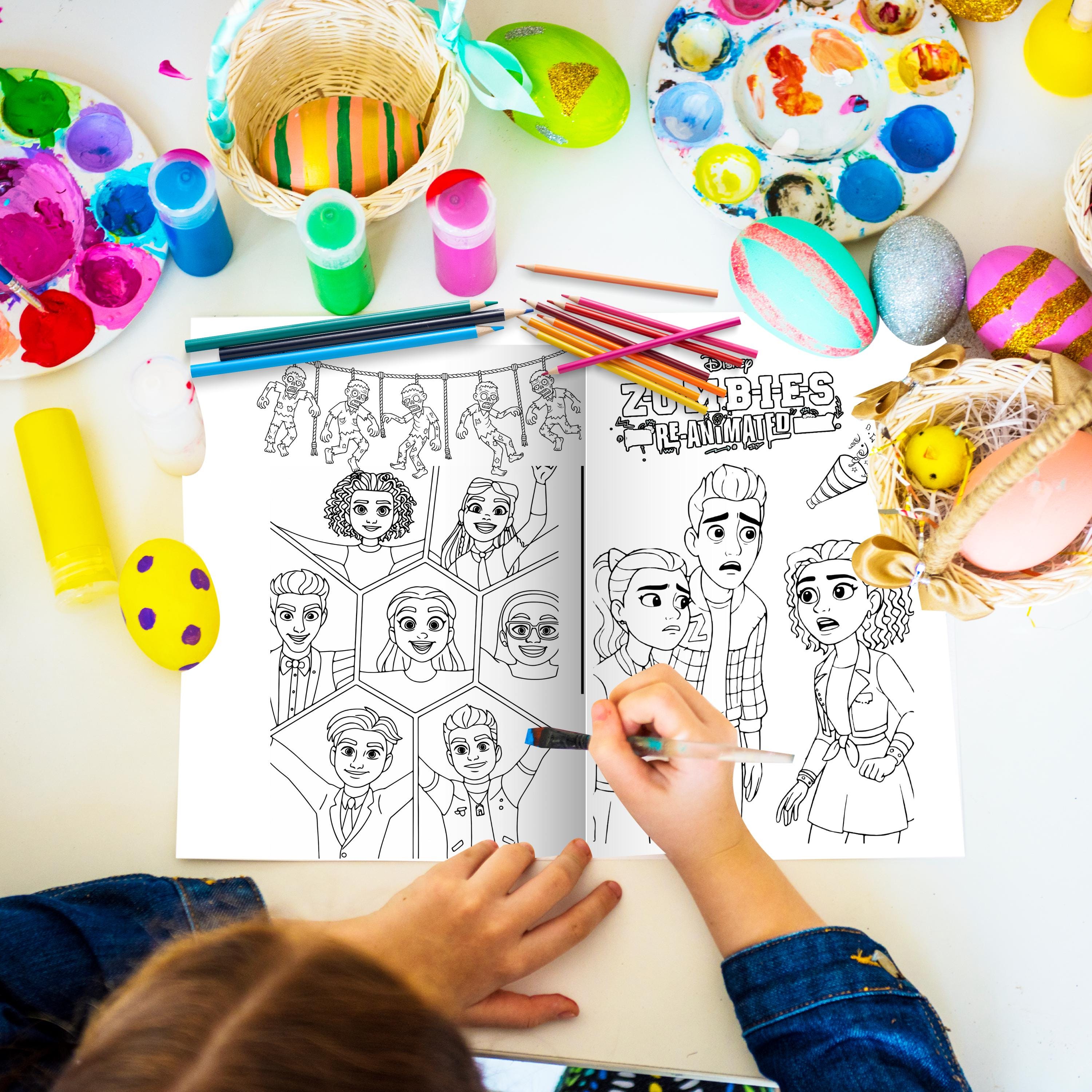 Editable Zombies the Re-animated Coloring Book, Zombies Coloring Book ...