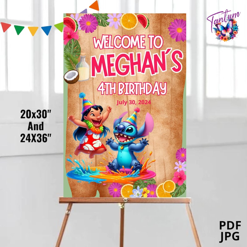 Stitch Poster - Etsy