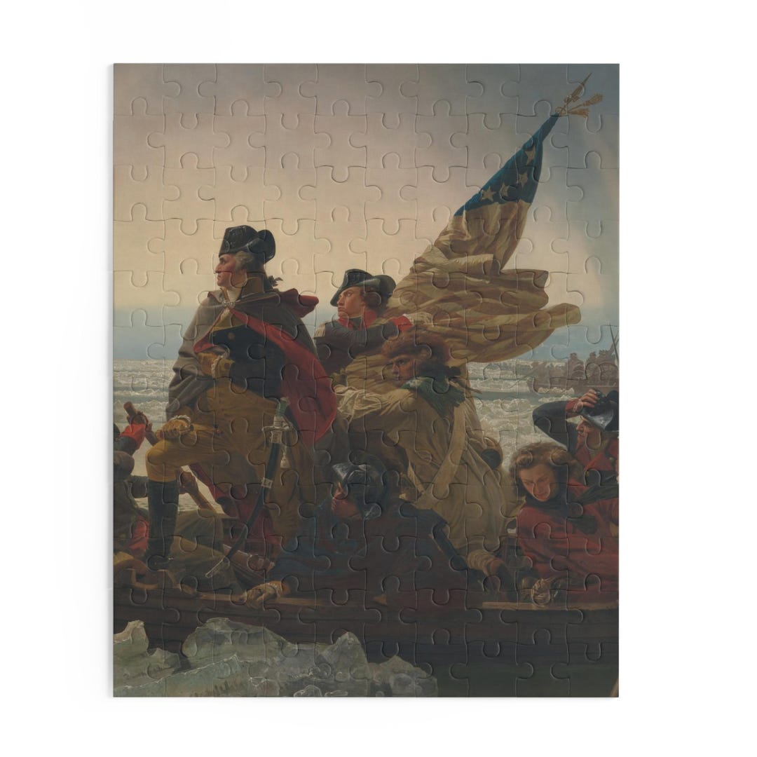 Puzzle, George Washington Patriotic 120-piece Jigsaw Game for Adults ...