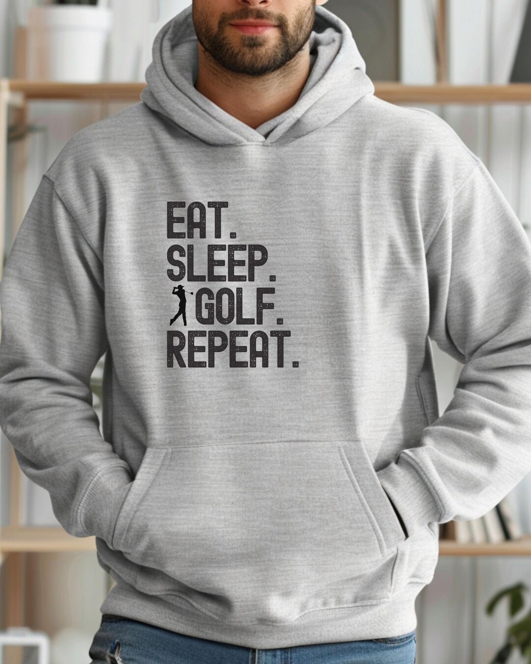 Eat Sleep Golf Rapport, Herren Golf Sweatshirt, Golf Liebhaber Hoodie ...