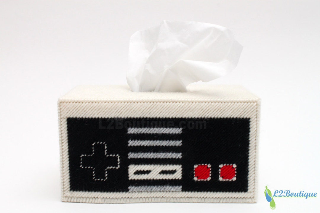 Nintendo NES Inspired Controller Tissue Box Cover - Etsy