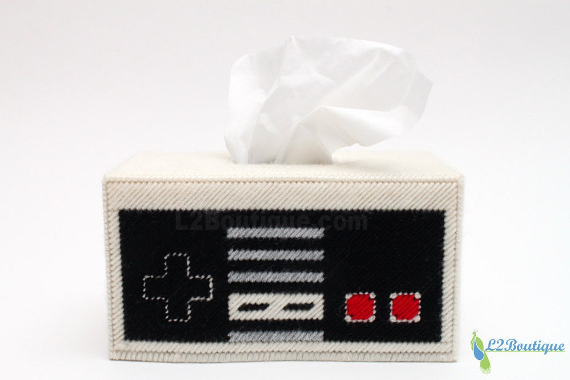 Nintendo NES Inspired Controller Tissue Box Cover | Etsy