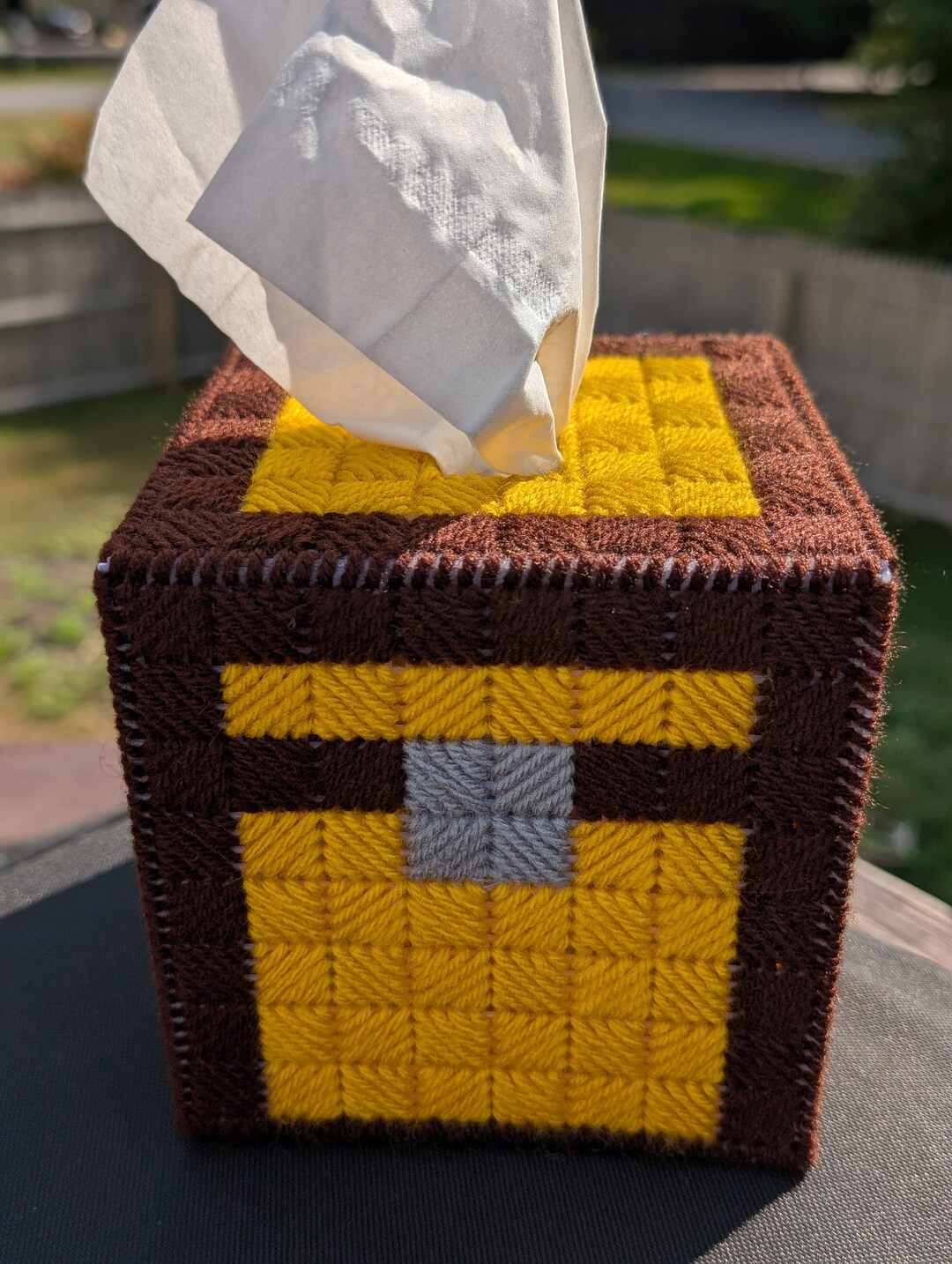 Chest Tissue Box Cover Inspired Minecraft - Etsy