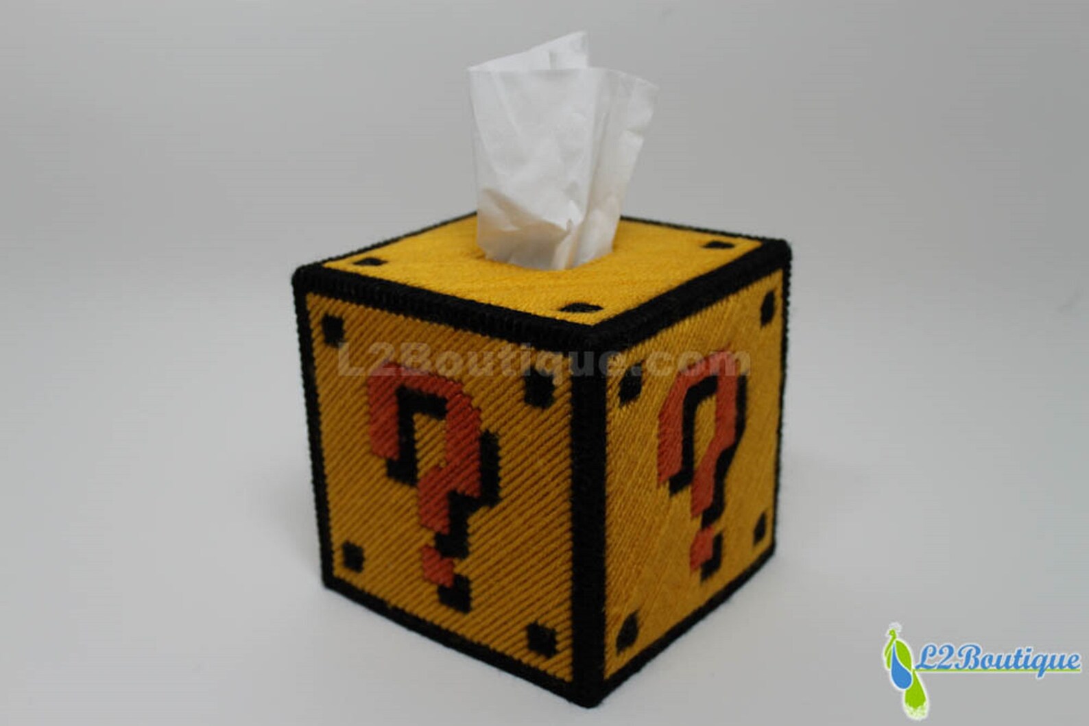 Question Mark Tissue Box Cover Super Mario / Nintendo/ - Etsy