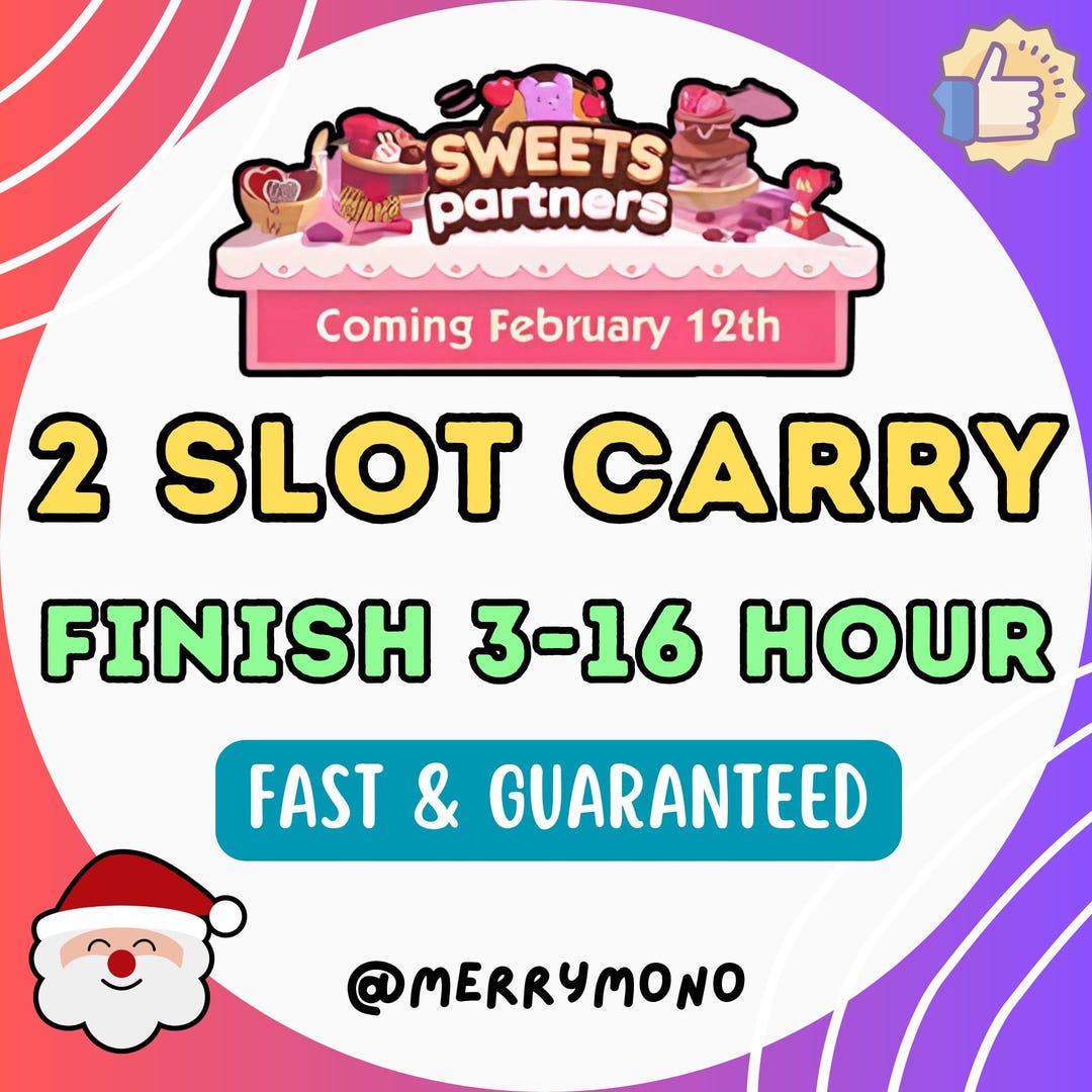 Mono Go Sweet Partners 2 Slot Full Carry Finish 3 to 16 Hour - Etsy