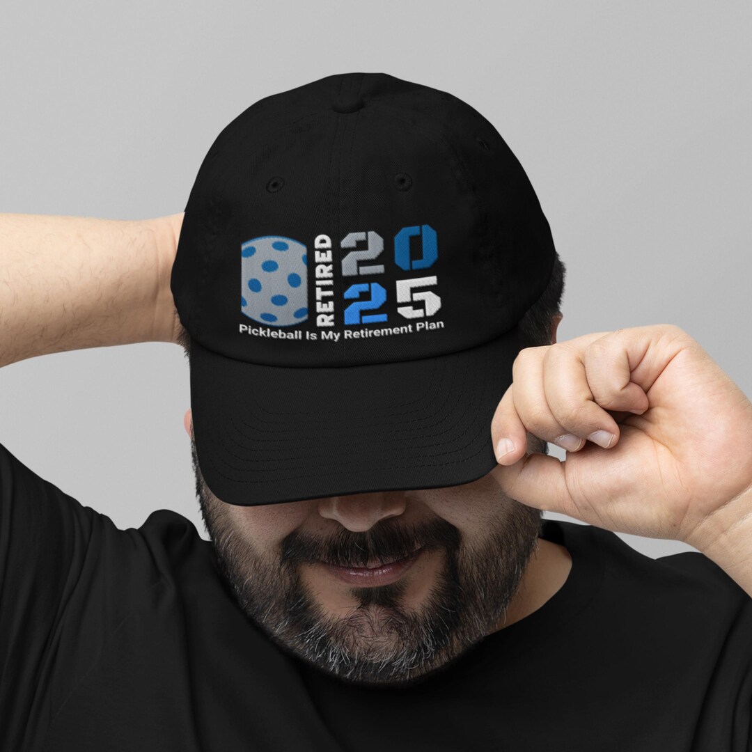 Embroidered Pickleball Dad Hat for Retirement Gift Cap 2025 ...