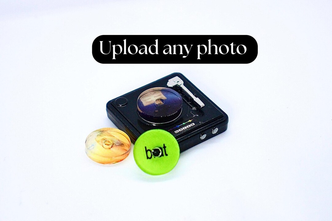 Personalized Miniature Record Player: Custom Photo Mini CD Gift - Etsy