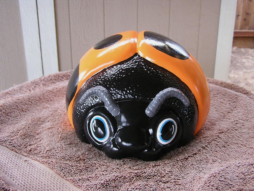 Giant Garden Yard Ladybug Orange - Etsy
