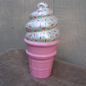 Swirled Marshmallow Sprinkle Party Ice Cream Bank - Etsy