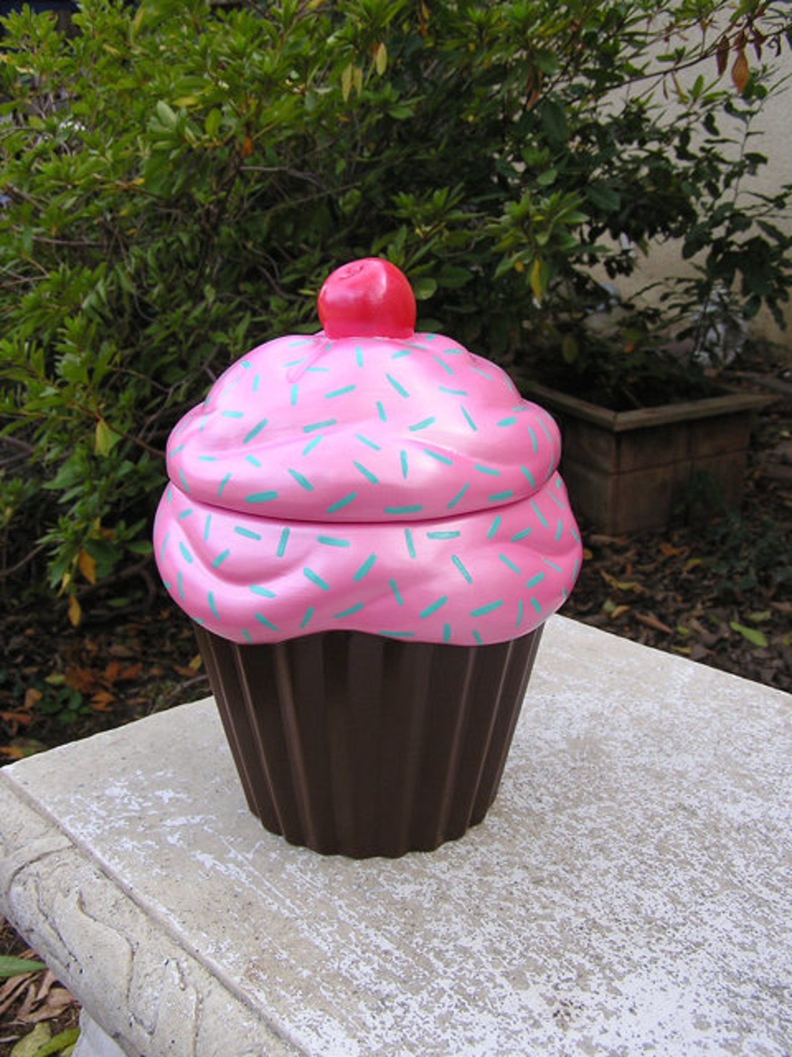 Cotton Turquoise Candy Sprinkles Cupcake Jar - Etsy