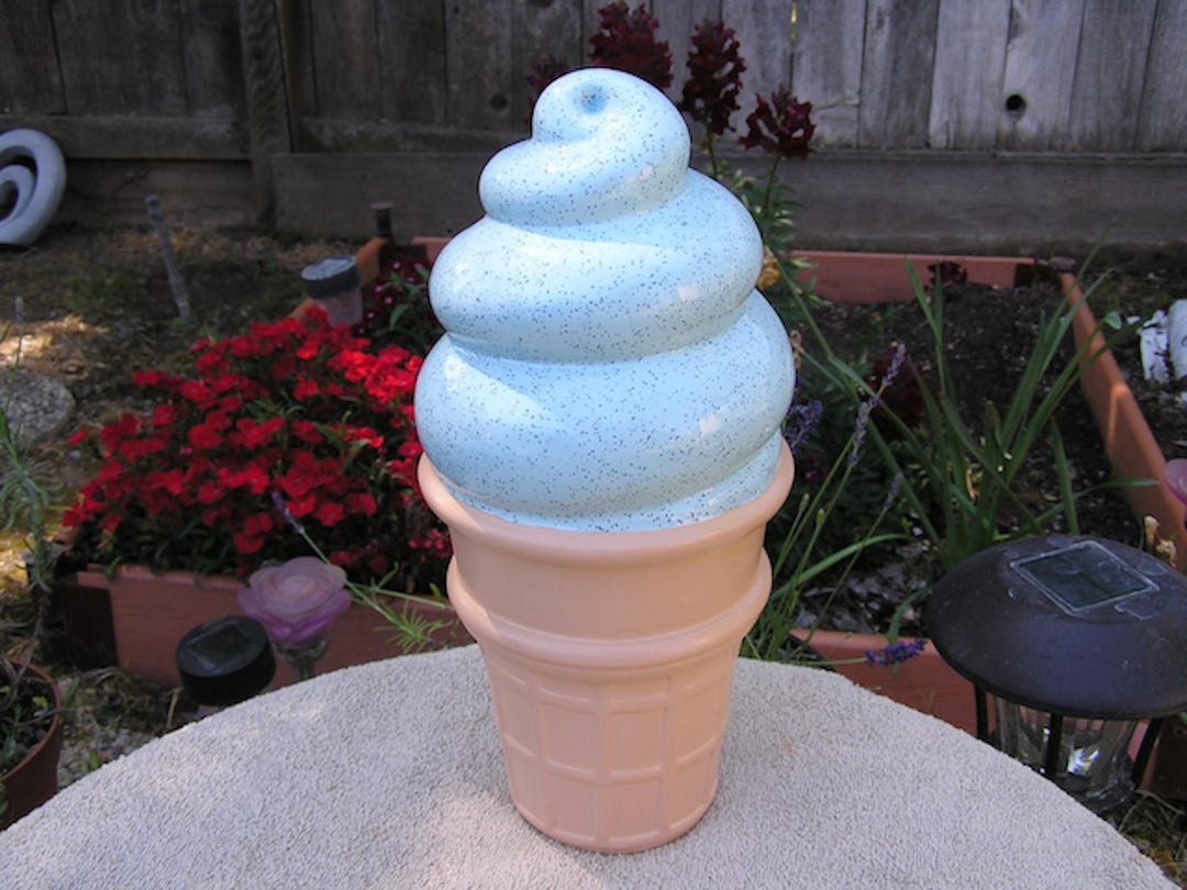 Swirled Blueberry Mist Sprinkles Ice Cream Bank - Etsy