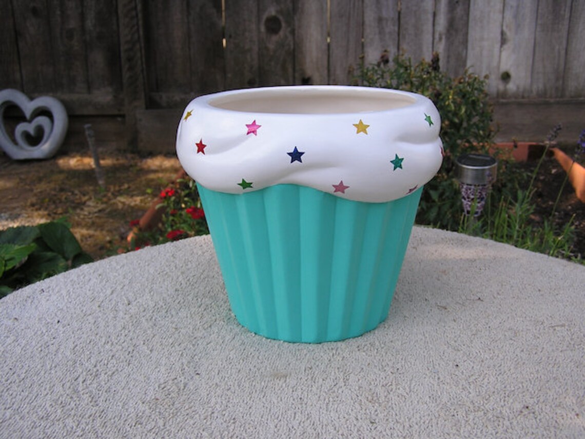 Razzle Dazzle Rainbow Bright Cupcake Jar - Etsy