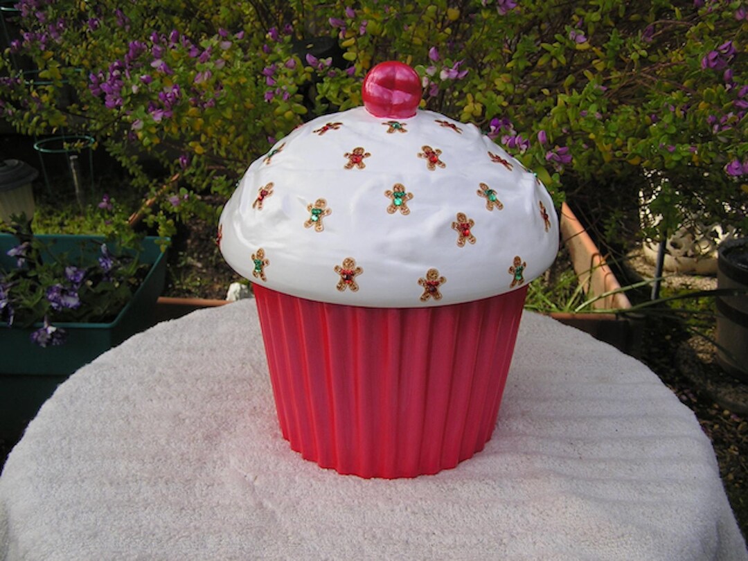 Big & Delicious Gingerbread Bling Cupcake Jar - Etsy