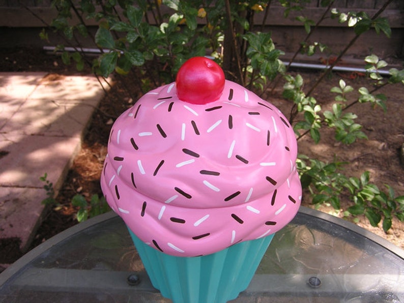 Strawberry Good & Plenty Sprinkles Cupcake Jar - Etsy