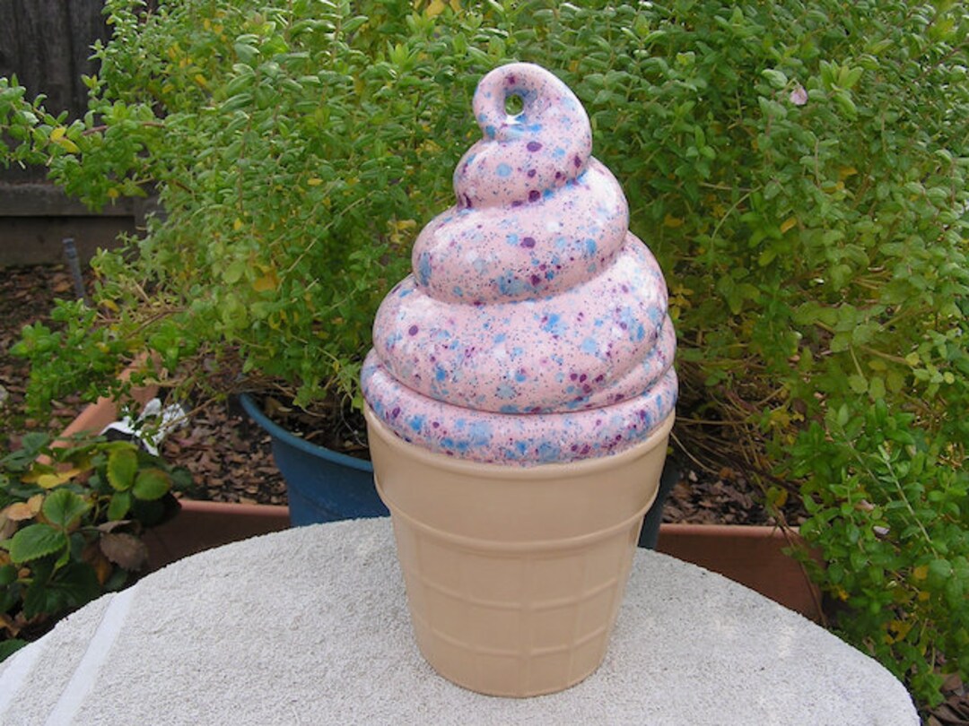 Swirled Pixie Crunch Delight Ice Cream Cookie Jar - Etsy