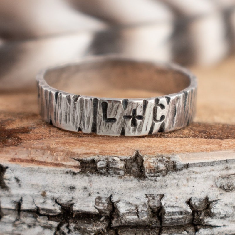 Tree Bark Ring - Etsy