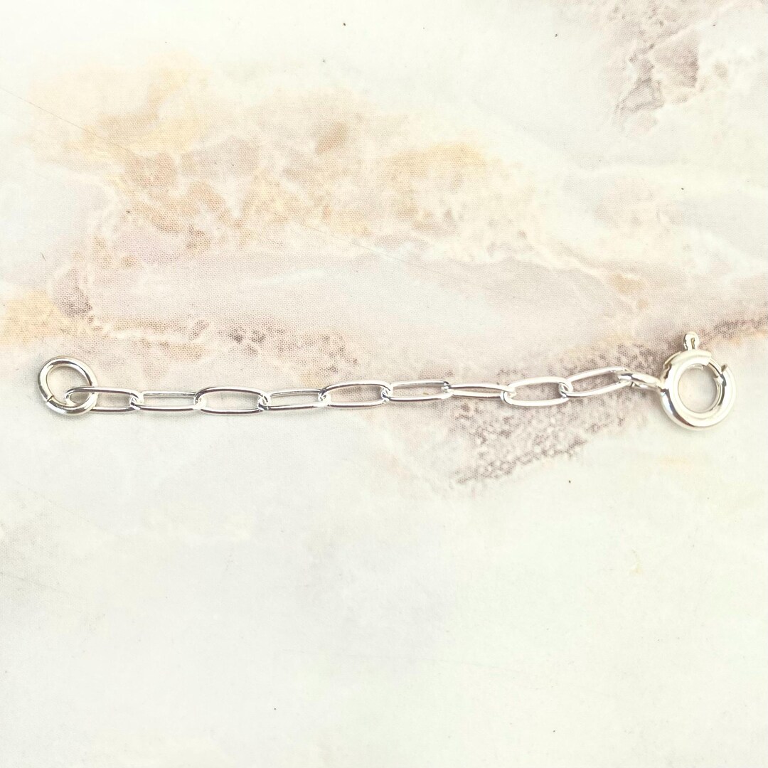 Chain Extender Sterling Silver, Extender Chain for Necklaces, Chain ...