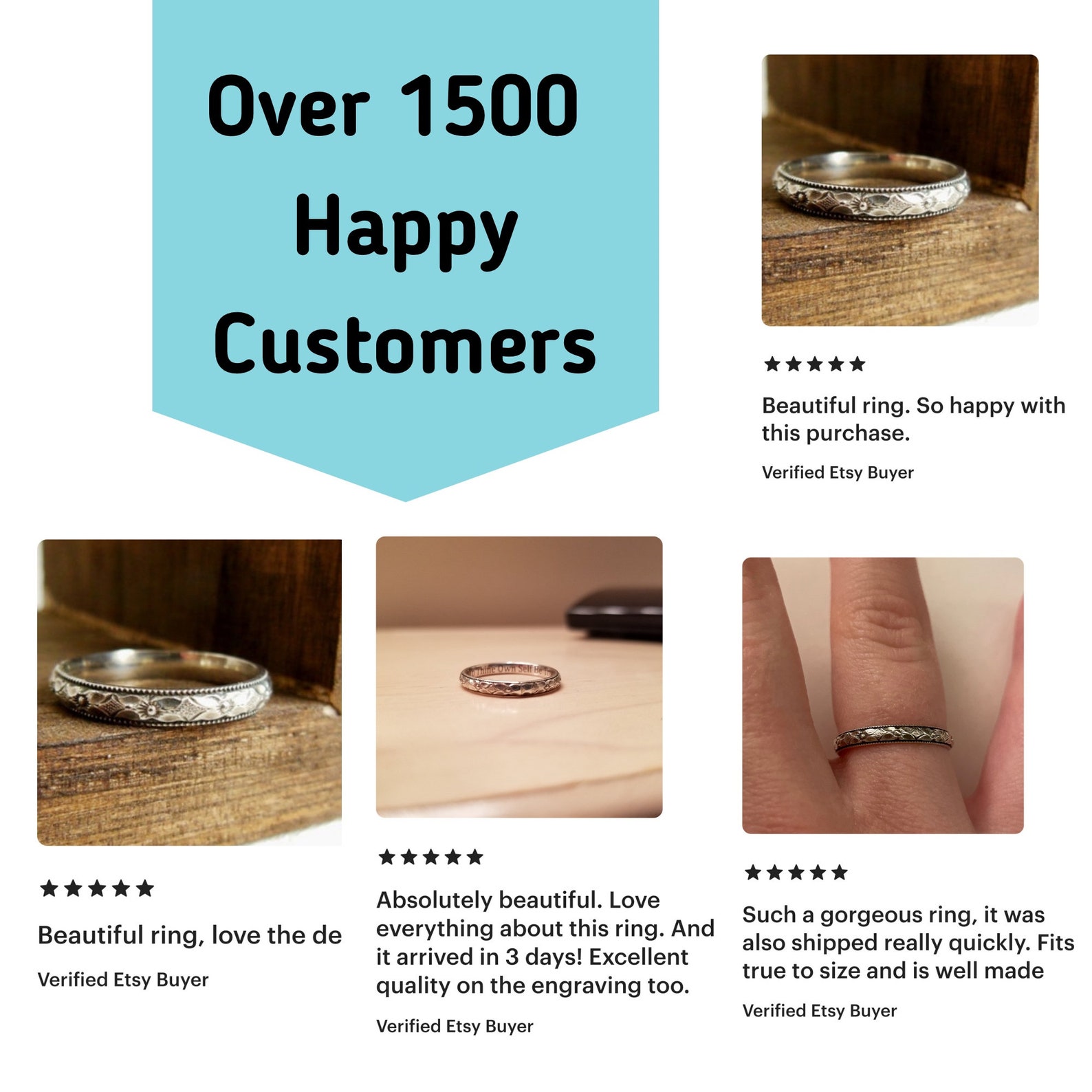 Personalized Ring Secret Message Ring Sterling Silver Ring Diamond ...