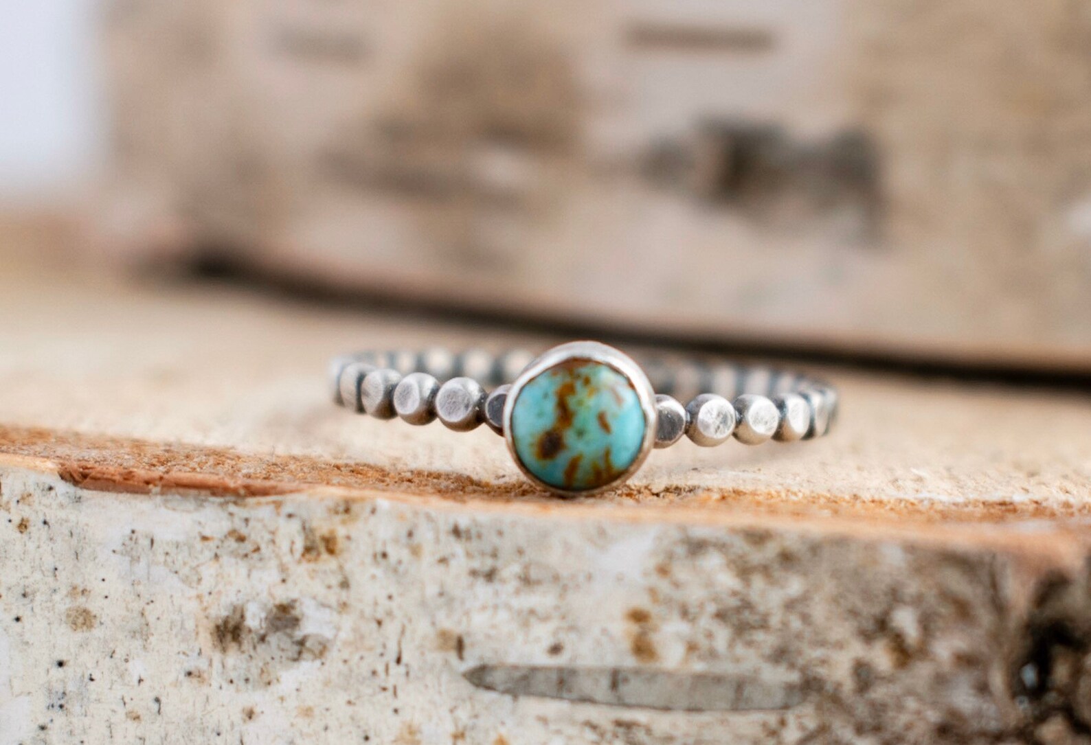 Dainty Turquoise Ring Turquoise Turquoise Rings Stackable Rings for ...