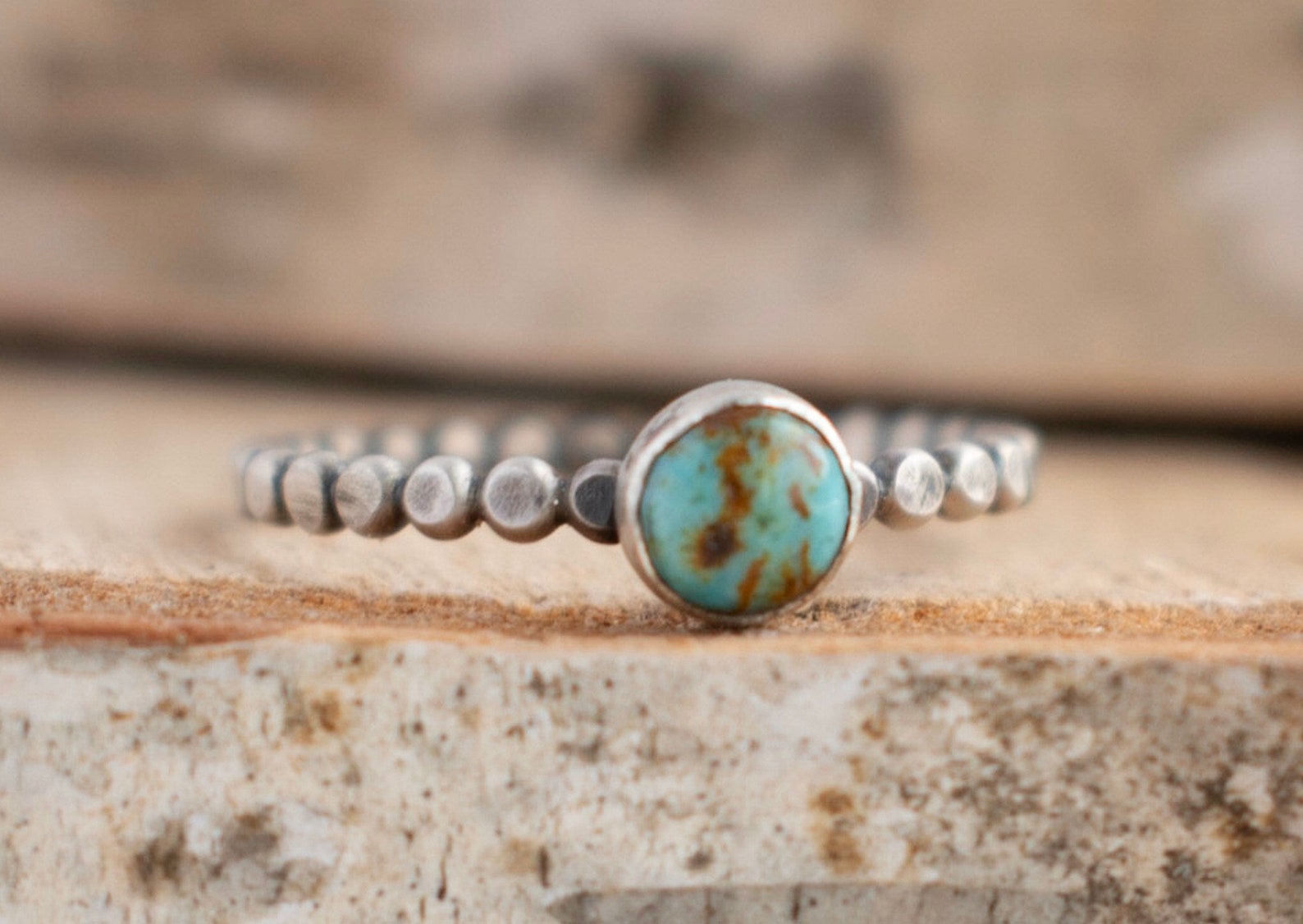 Dainty Turquoise Ring Turquoise Turquoise Rings Stackable Rings for ...