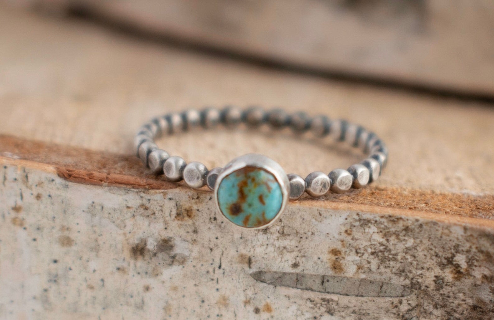Dainty Turquoise Ring Turquoise Turquoise Rings Stackable Rings for ...