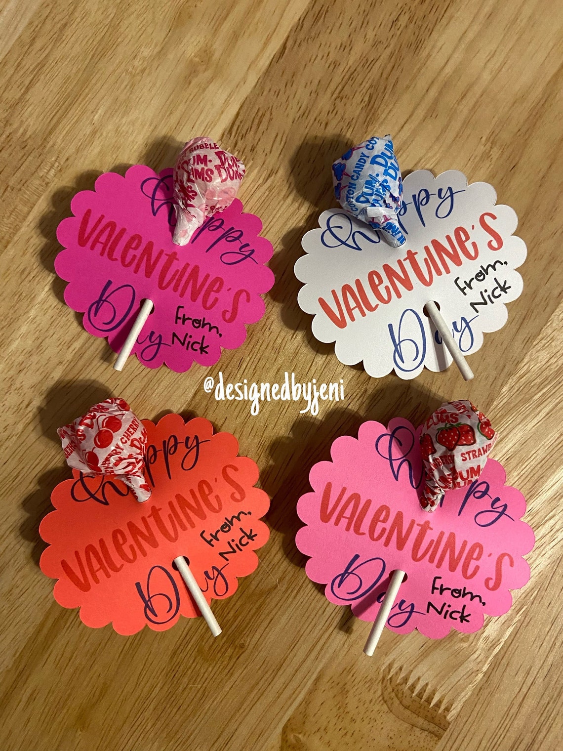 Lollipop Tags/ Party Tags - Etsy
