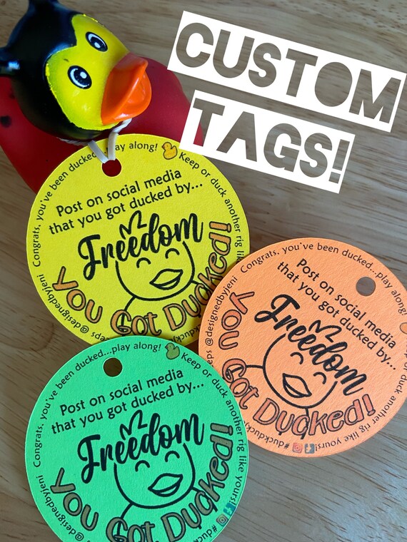 Ducking Tags/off-road Duck Tags/vehicle Ducking Tags - Etsy