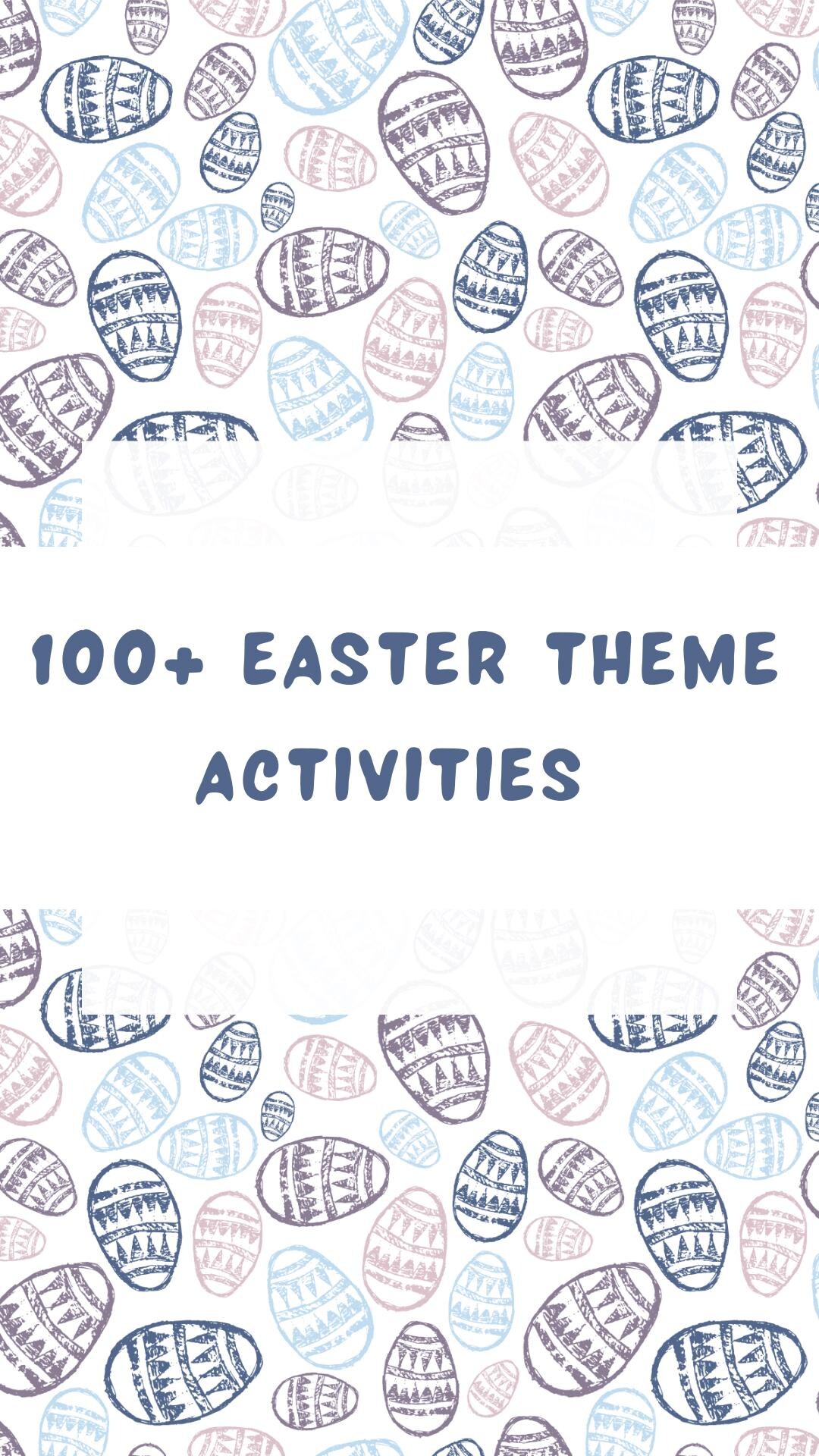 100+ Easter Theme Activity Bundle: (instant Download) Coloring Pages ...