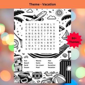 Word Search Puzzle Book With Coloring Pages: 1000+ Words of Fun and ...