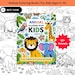 A to Z Animal Coloring Book for Kids. Wild and Farm Animals - Etsy