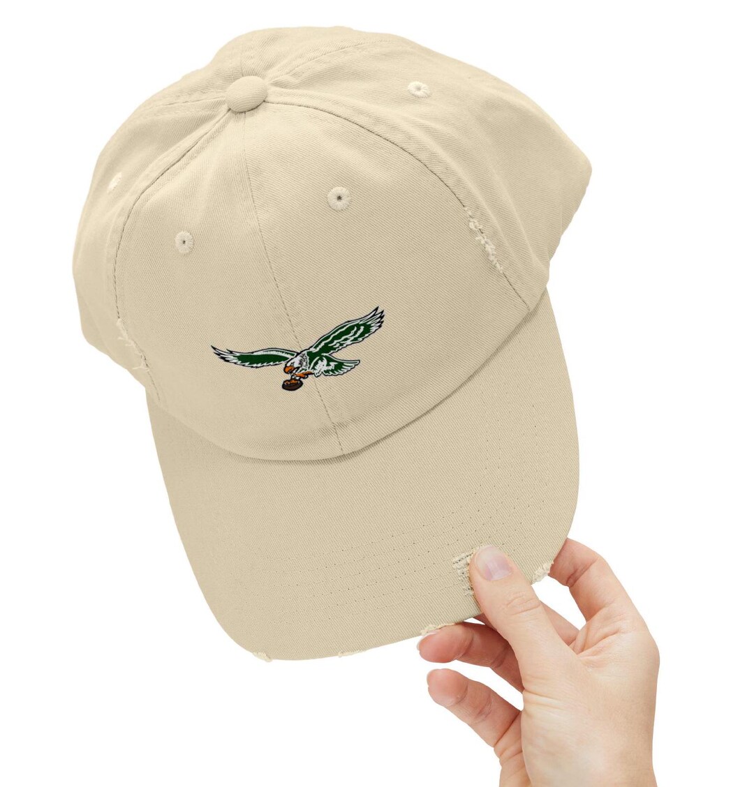 Fly Eagles Fly Vintage Distressed Cap, Eagles Throwback Design ...