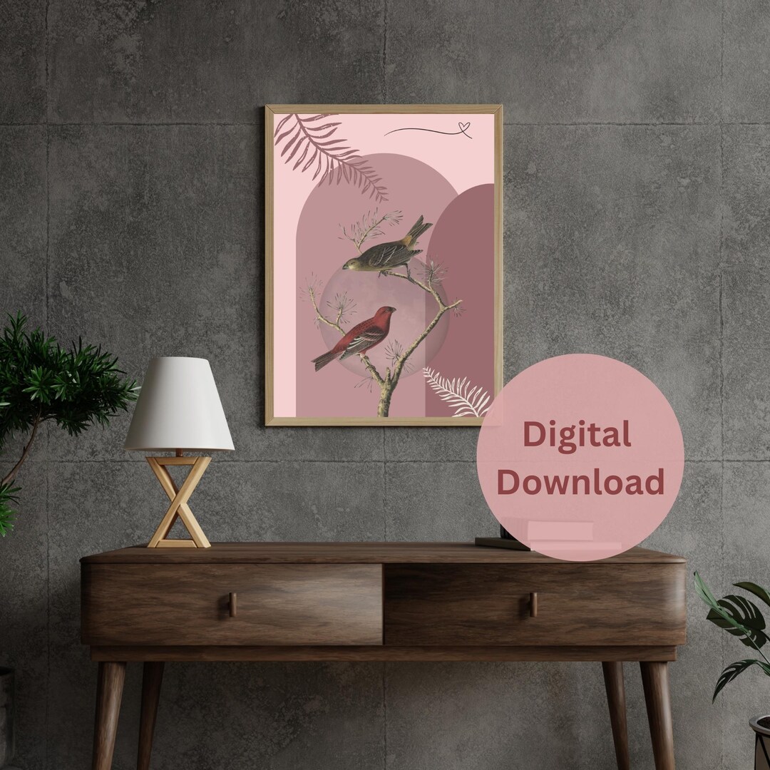 Bird Collage Art, Bird Canvas, Minimal Bird Print, Vintage Birds Prints ...