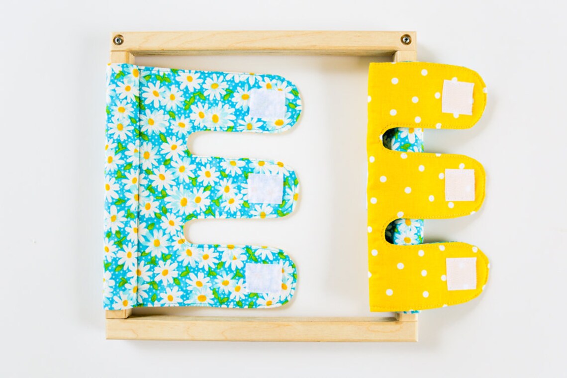 Dressing Frames Nido Montessori VELCRO® Brand Hook and | Etsy