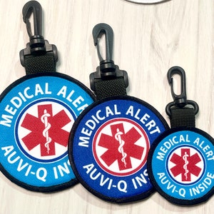 Nervous Dog Clip on Patch Tag | Ask to Pet Im Nervous Custom Patch Tab ...