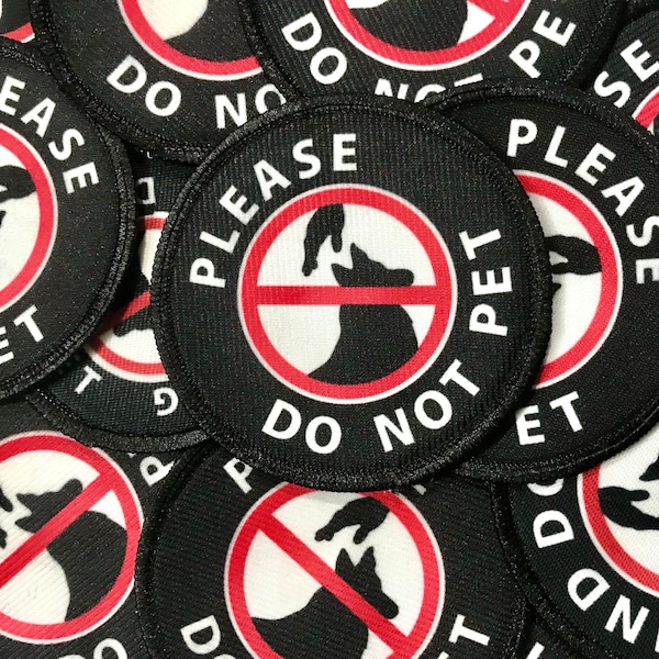 Do Not Pet Vest - Etsy