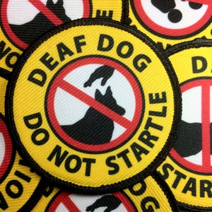Deaf Dog Patch Cation Do Not Startle Do Not Pet Hearing Impaired ...