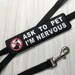 Nervous Dog Patch Ask to Pet Patch Dog Vest Patches Custom Dog Patches ...