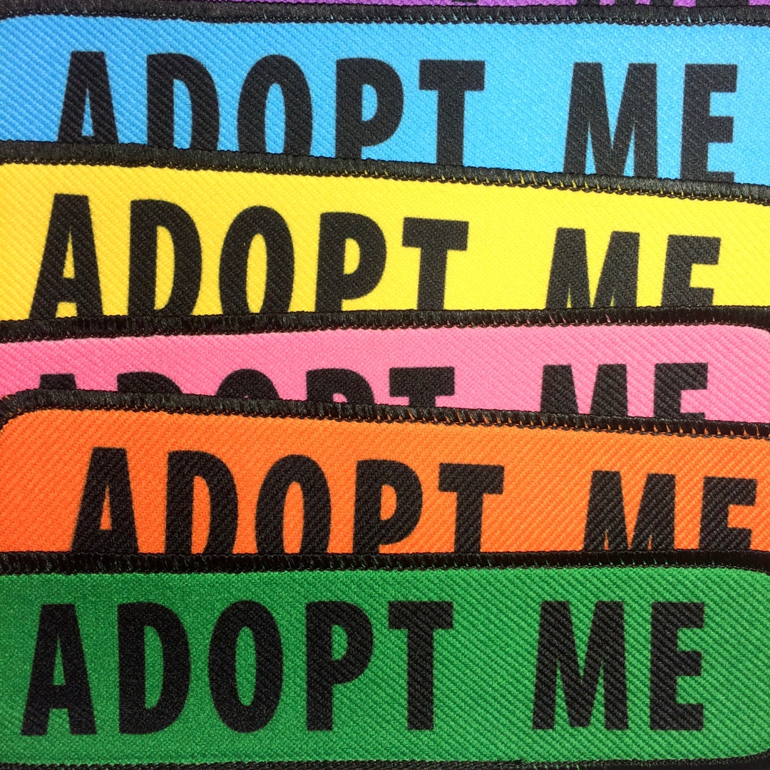 Adopt Me Patch | Adopt a Pet | Pet Adoption Patch Rescue Animal Dog ...