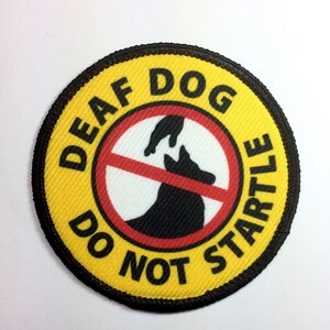 Deaf Dog Patch Cation Do Not Startle Do Not Pet Hearing - Etsy