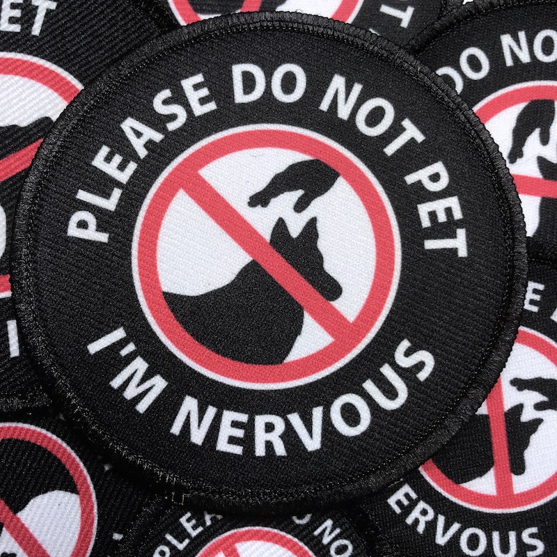 Do Not Pet Patch - Etsy