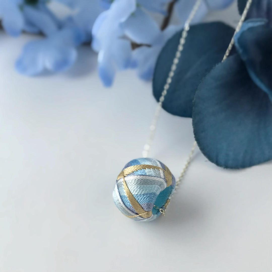Necklace Based on the Traditional Japanese Thimble kaga Yubinuki ...