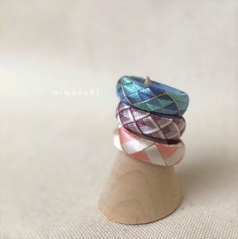 Japanese Thimble Collection, Silk Thread Necklace, Special Gift for Her ...