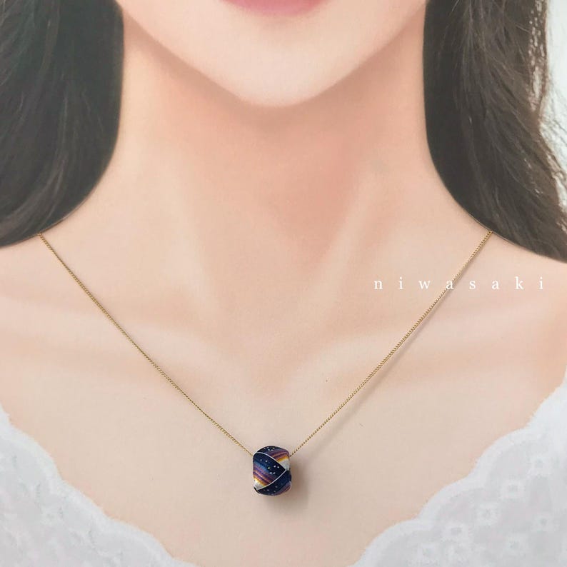 Japanese Thimble Collection, Silk Thread Necklace, Special Gift for Her ...