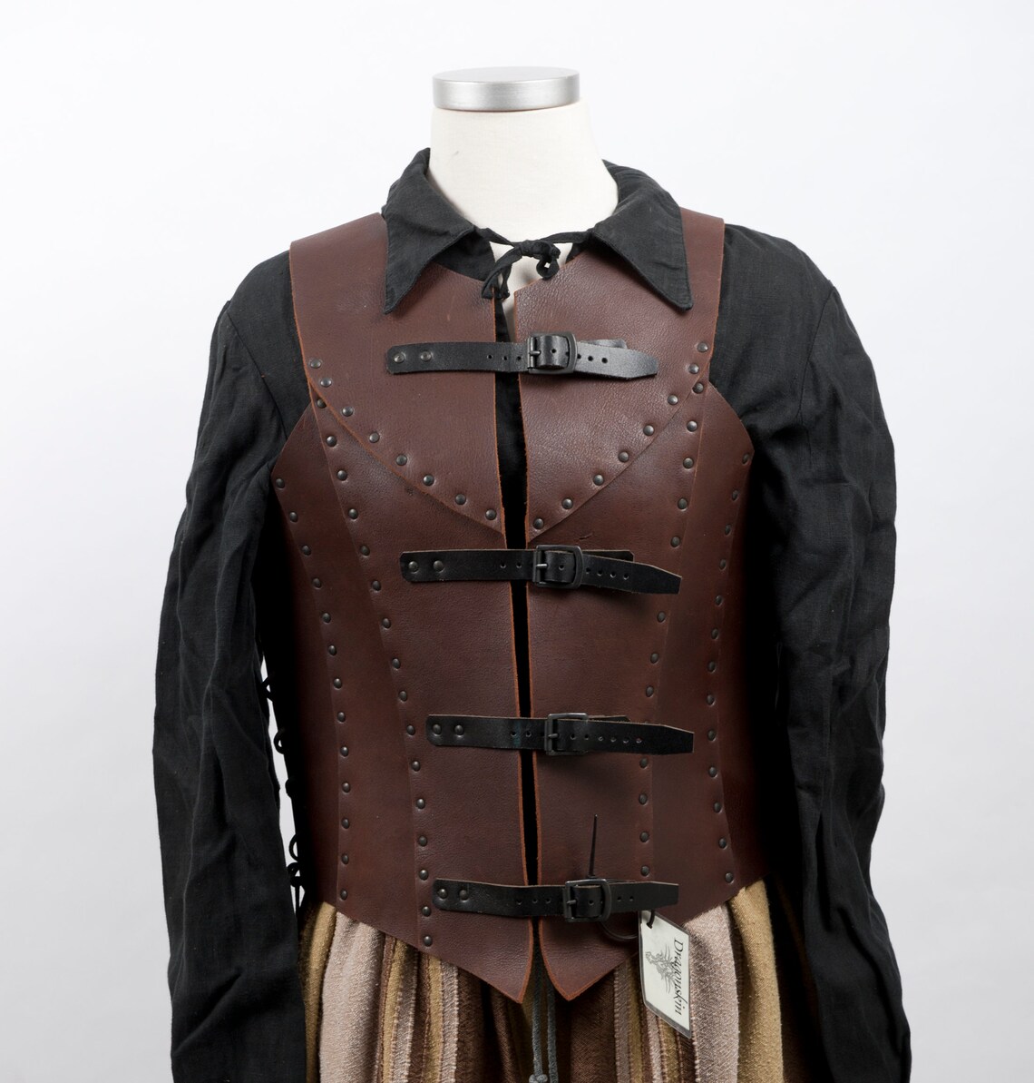 Small Leather Larp Armor Medieval Fantasy Witcher Cosplay Lrp | Etsy