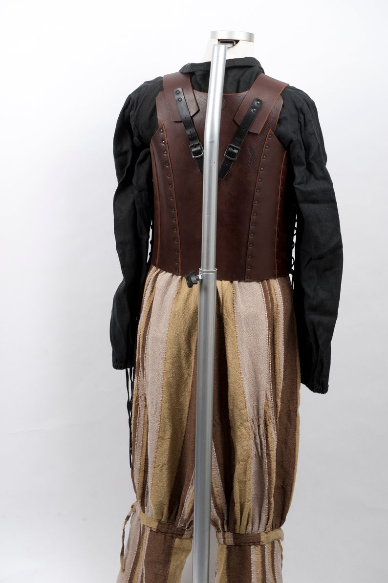 Small Leather Larp Armor Medieval Fantasy Witcher Cosplay Lrp | Etsy