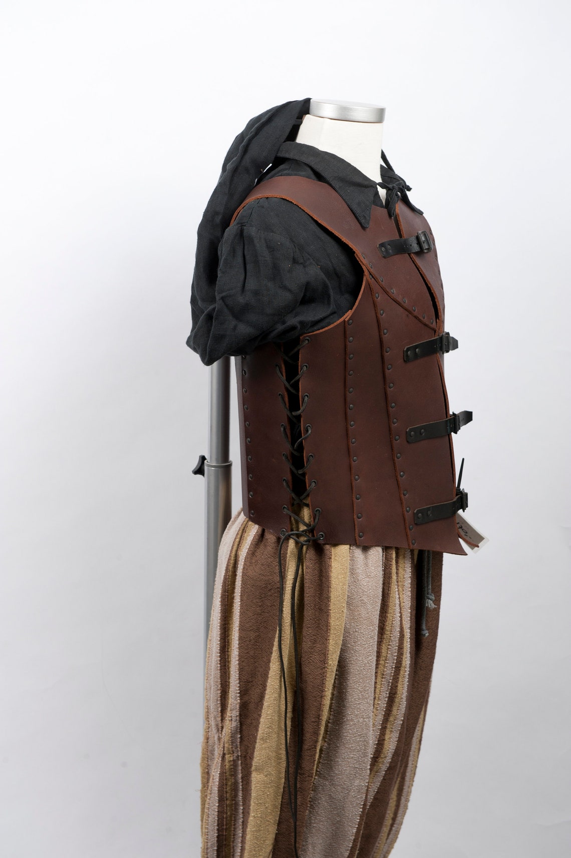 Small Leather Larp Armor Medieval Fantasy Witcher Cosplay Lrp | Etsy