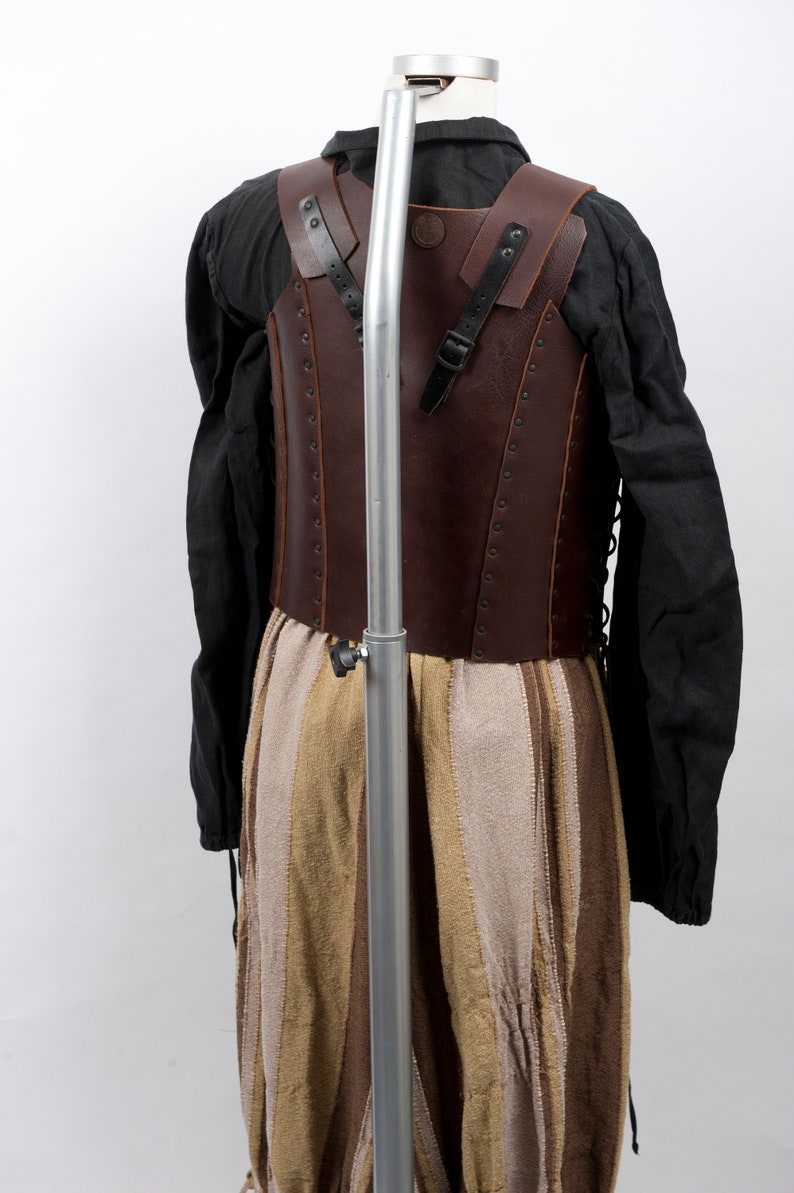 Small Leather Larp Armor Medieval Fantasy Witcher Cosplay Lrp | Etsy