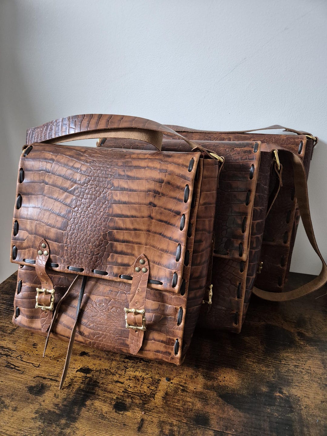 Large Leather Shoulder Bag: Medieval Renaissance Costume, Cosplay and ...