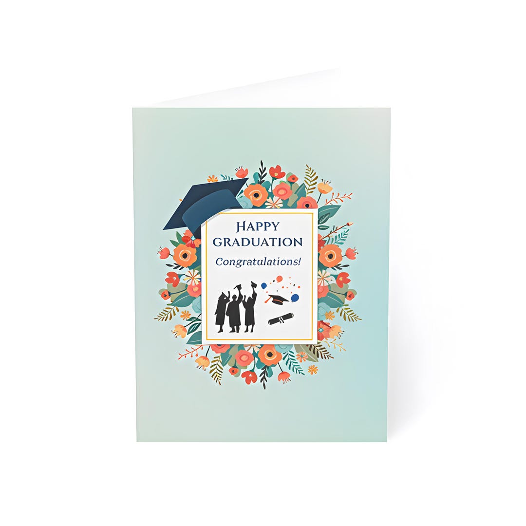 Digital Graduation Card, Cute & Customizable Graduation Gift, Instant ...