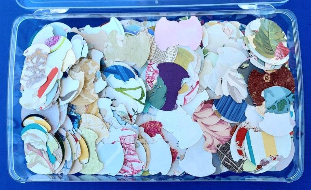 50 Whale Tail Tabs Cut From Wallpaper Assorted Textures - Etsy